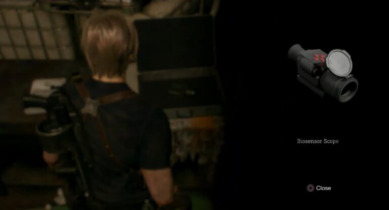 Biosensor Scope Location in Resident Evil 4 Remake