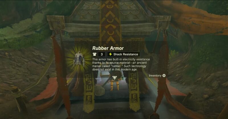 Rubber Armor Location in Zelda Tears of the Kingdom