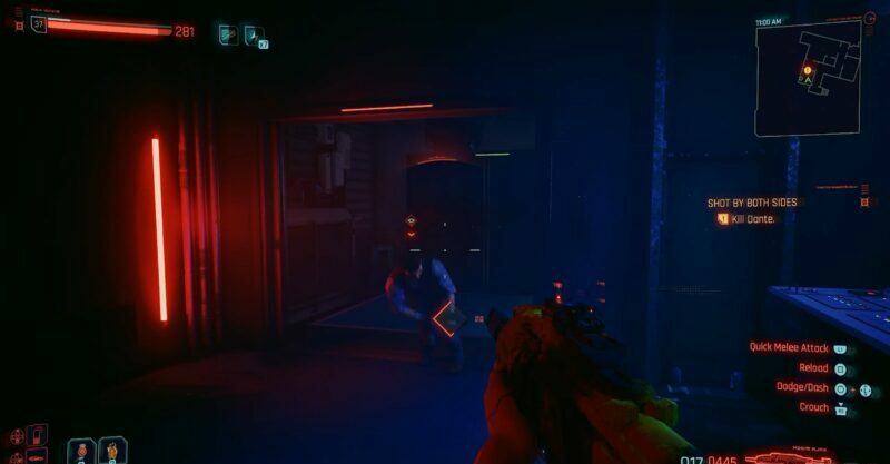 Cyberpunk 2077 Phantom Liberty: Kill Dante or Not in Shot by Both Sides