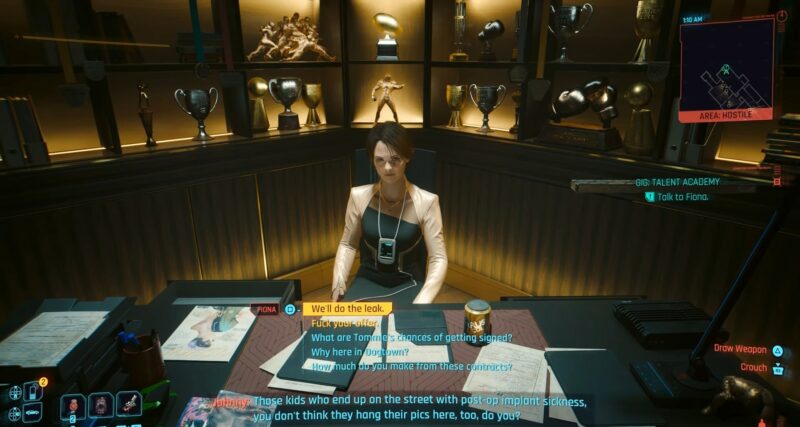 Cyberpunk 2077 Phantom Liberty: Accept Fiona's Offer or not in Talent ...