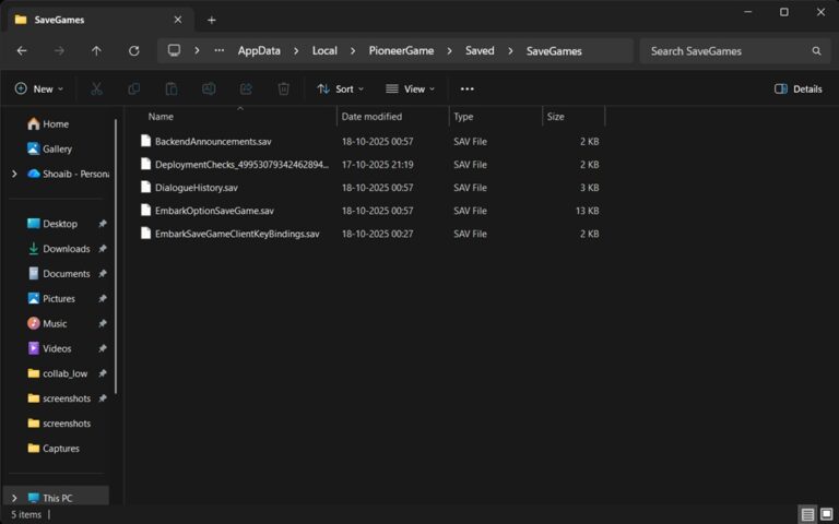 ARC Raiders Save and Config File Location - frondtech